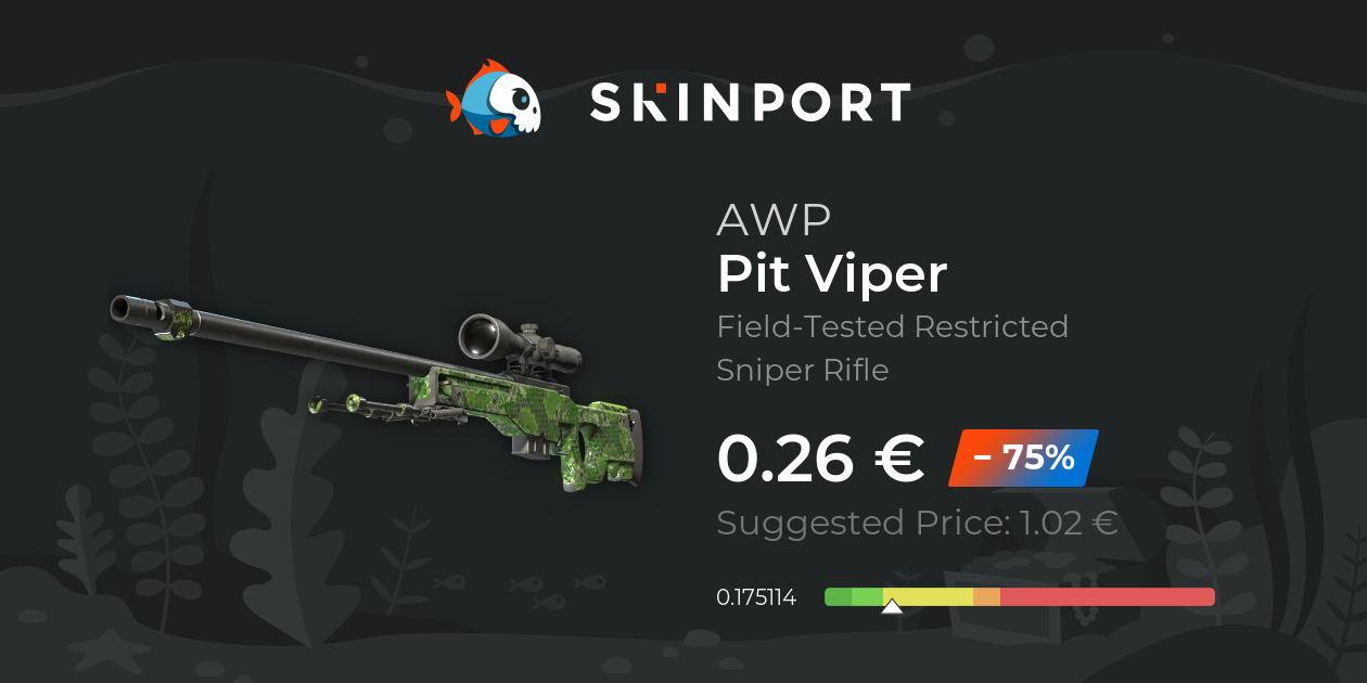AWP | Pit Viper (Field-Tested) - Counter-Strike 2 - Skinport