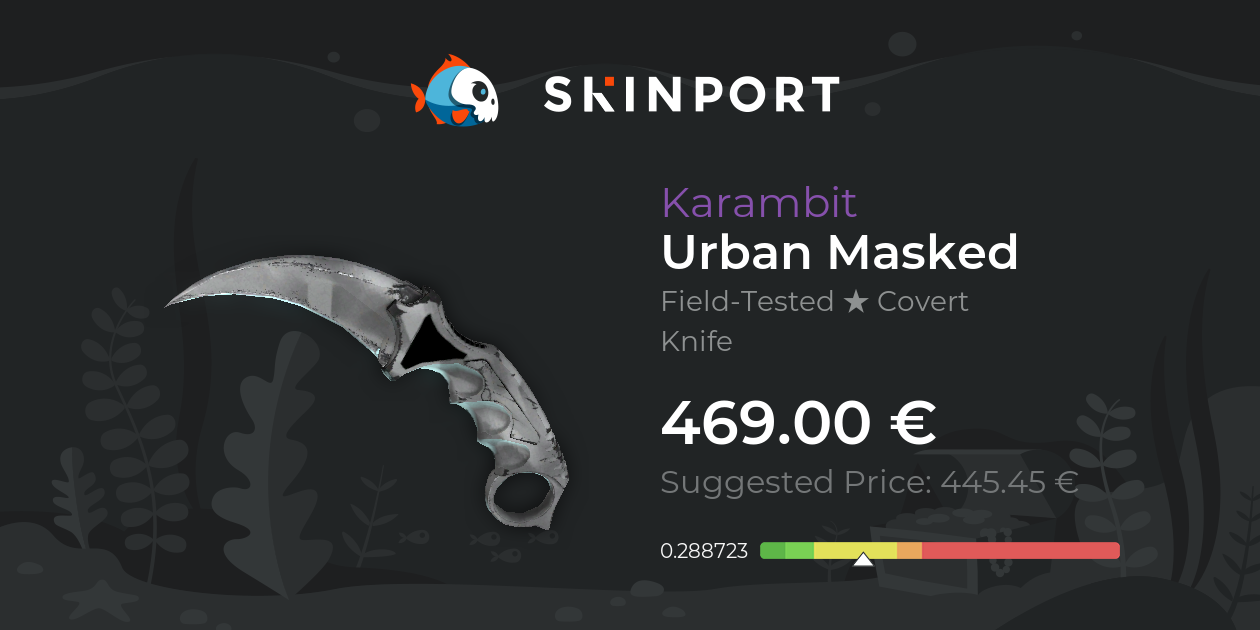 Karambit | Urban Masked (Field-Tested) - CS2 - Skinport