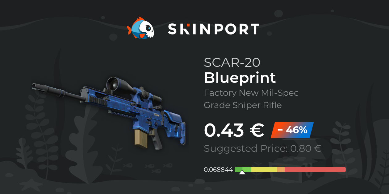 SCAR-20 | Blueprint (Factory New) - Counter-Strike 2 - Skinport