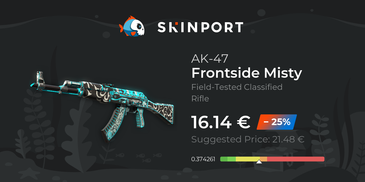 AK-47 | Frontside Misty (Field-Tested) - Counter-Strike 2 - Skinport