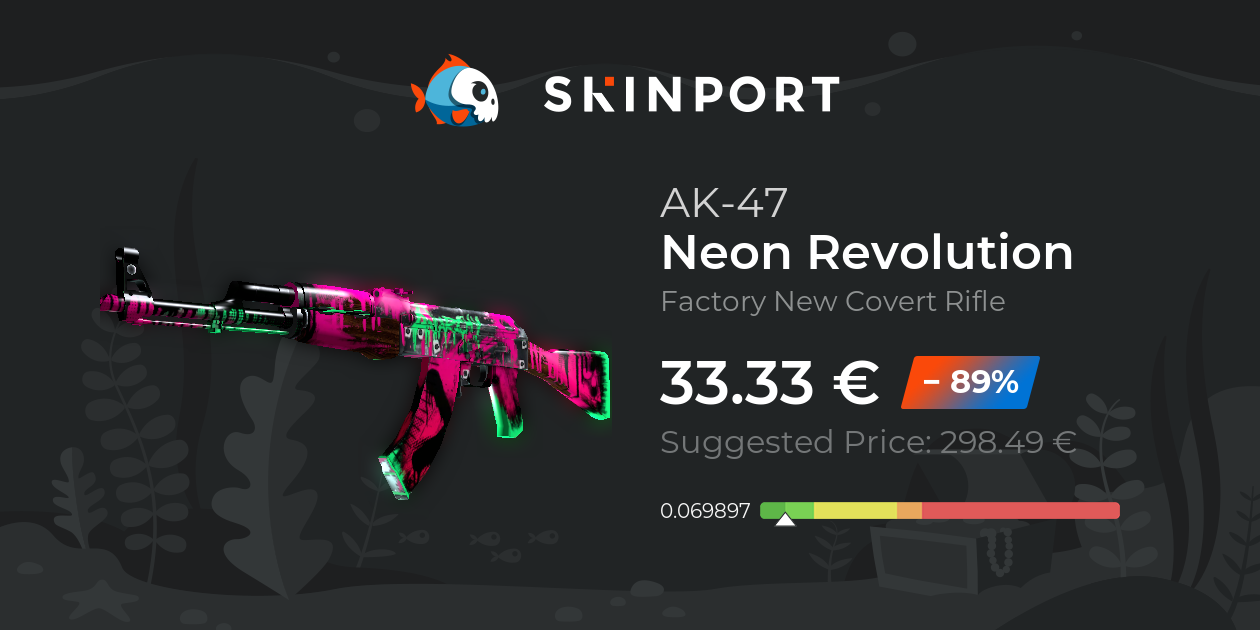 AK-47 | Neon Revolution (Factory New) - Counter-Strike 2 - Skinport