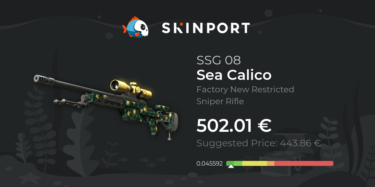 SSG 08 | Sea Calico (Factory New) - Counter-Strike 2 - Skinport