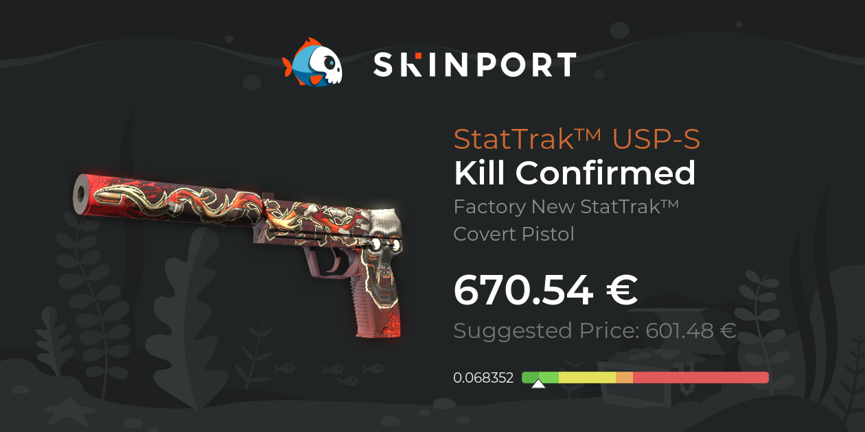 StatTrak™ USP-S | Kill Confirmed (Factory New) - Counter-Strike 2 ...