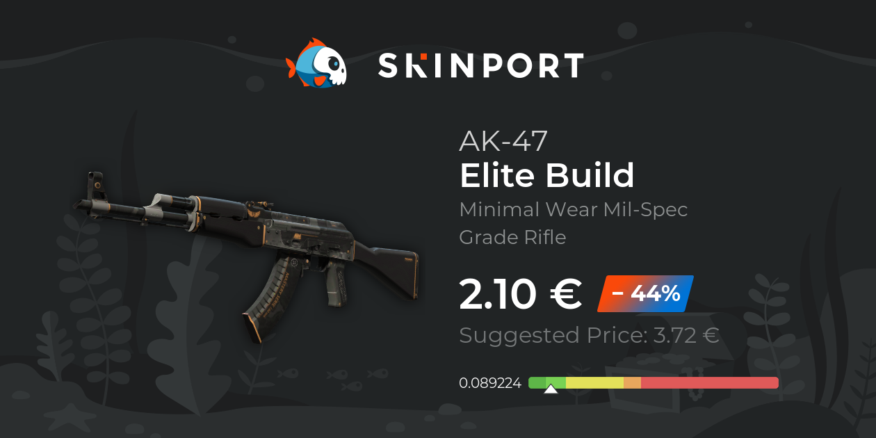 AK-47 | Elite Build (Minimal Wear) - Counter-Strike 2 - Skinport