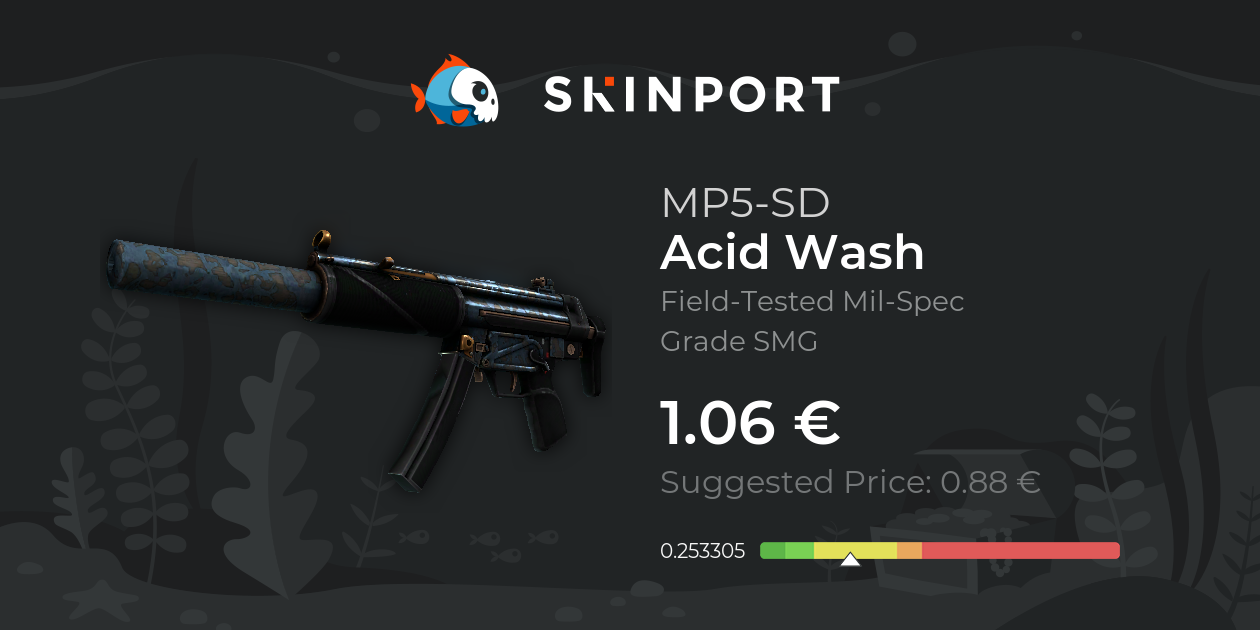 MP5-SD | Acid Wash (Field-Tested) - CS2 - Skinport