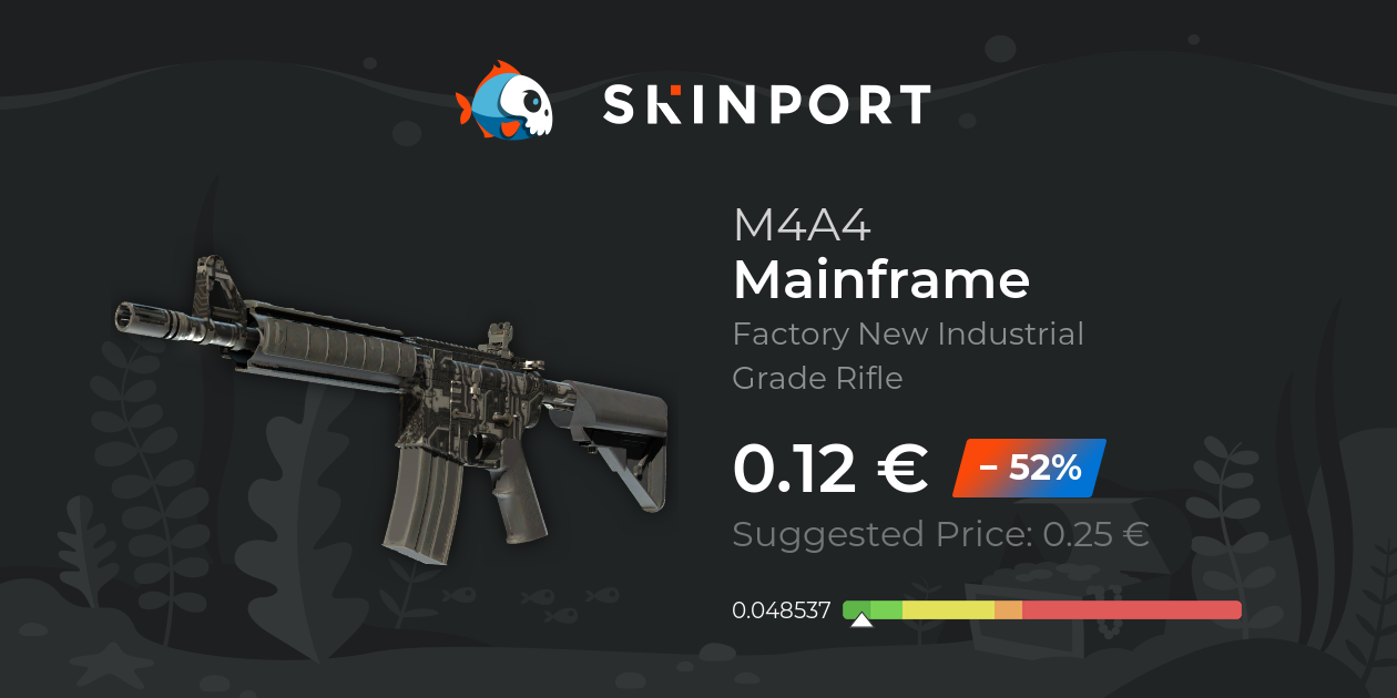 M4A4 | Mainframe (Factory New) - Counter-Strike 2 - Skinport