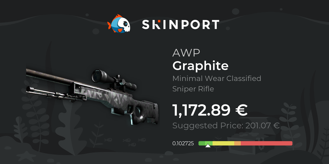 AWP | Graphite (Minimal Wear) - Counter-Strike 2 - Skinport