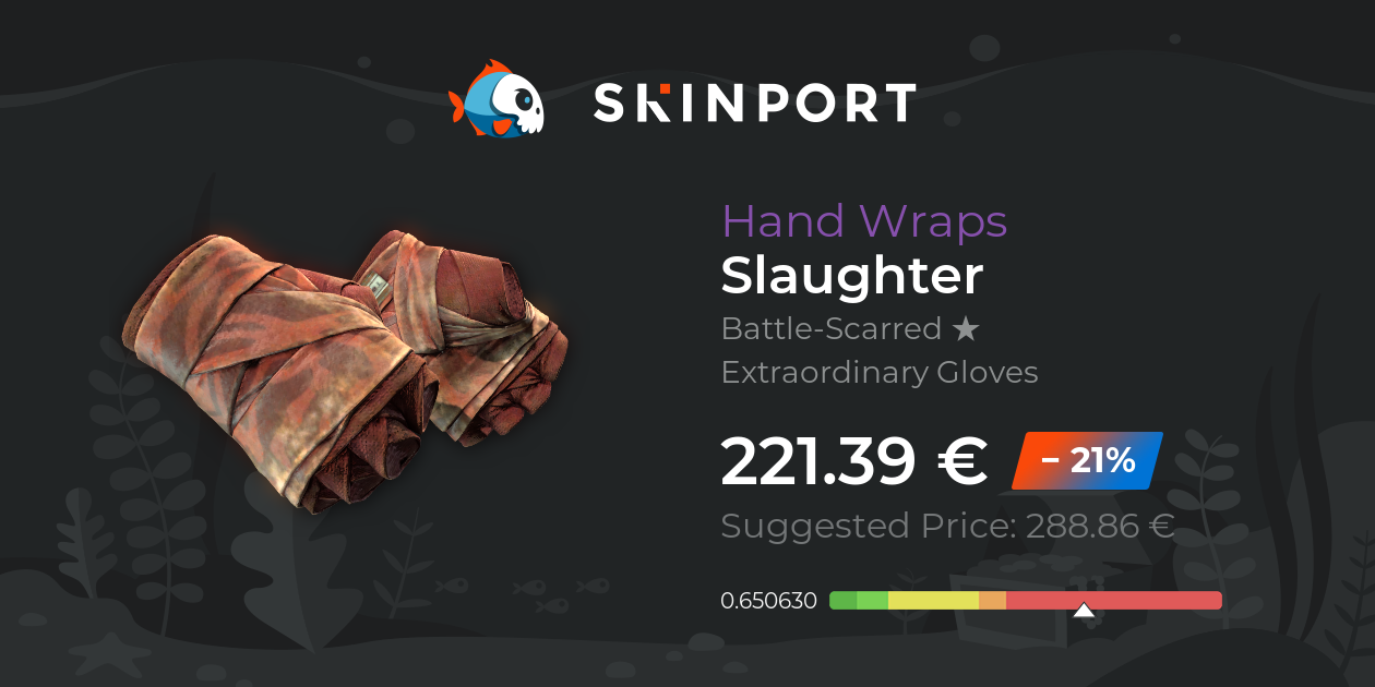 Hand Wraps | Slaughter (Battle-Scarred) - Counter-Strike 2 - Skinport