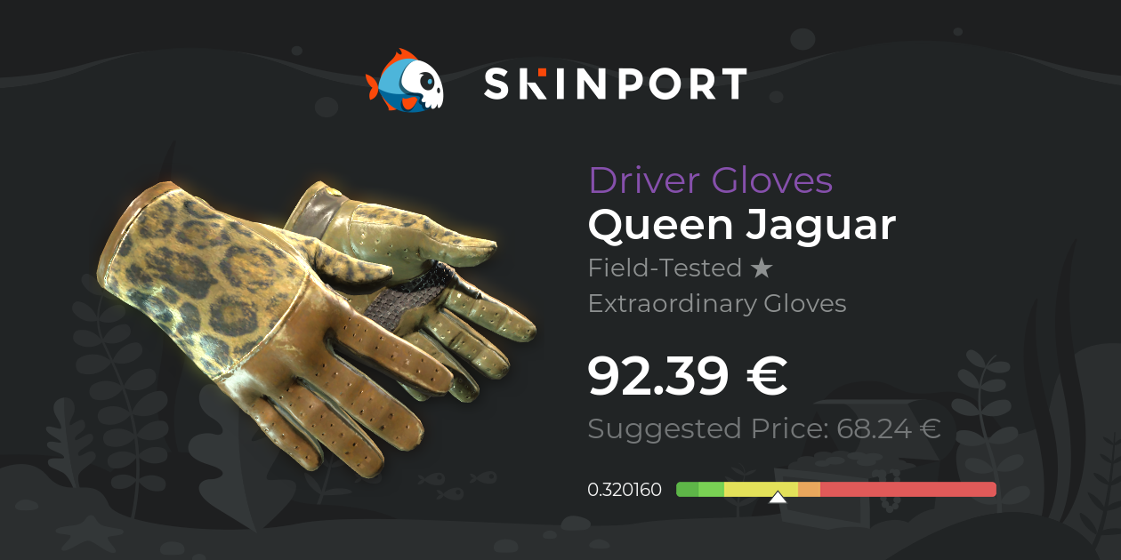 Driver Gloves | Queen Jaguar (Field-Tested) - Counter-Strike 2 - Skinport