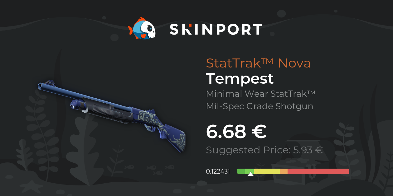 StatTrak™ Nova | Tempest (Minimal Wear) - Counter-Strike 2 - Skinport