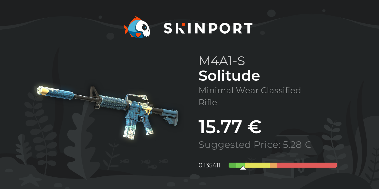 M4A1-S | Solitude (Minimal Wear) - Counter-Strike 2 - Skinport