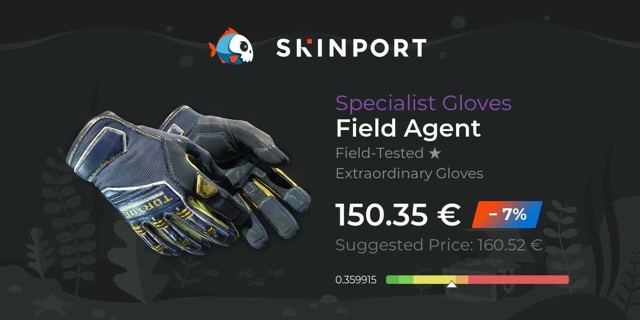 Specialisthandskar | Field Agent (Testad i fält) - Counter-Strike 2 ...