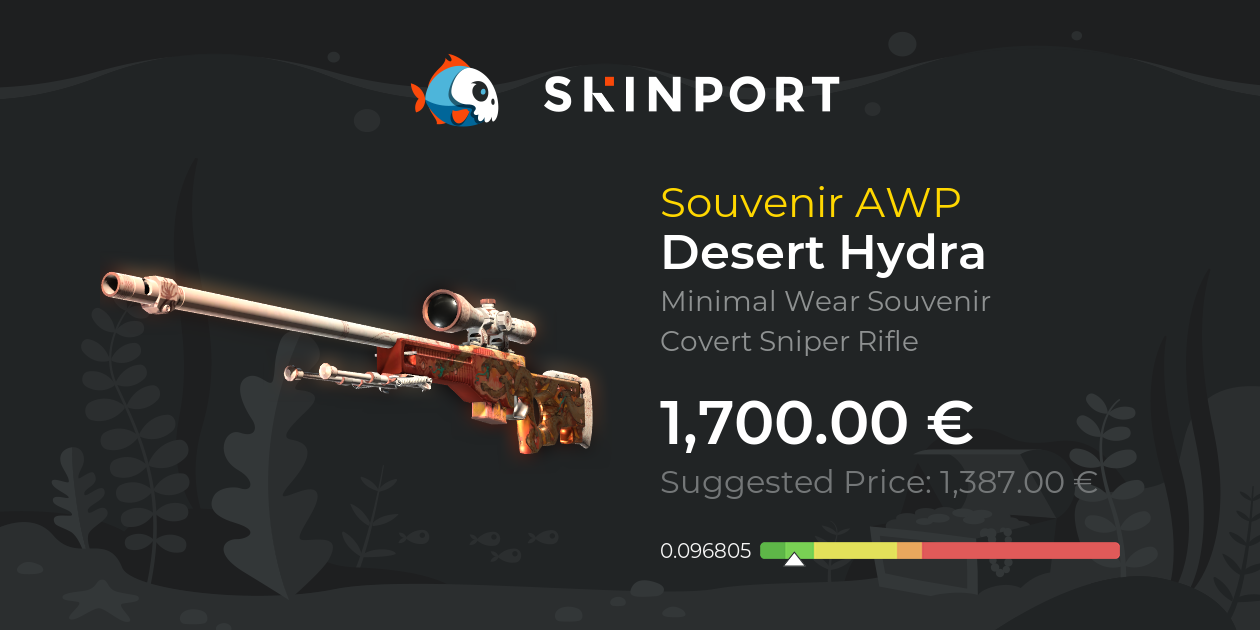 Souvenir AWP | Desert Hydra (Minimal Wear) - Counter-Strike 2 - Skinport