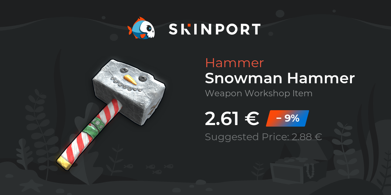 Snowman Hammer - Rust - Skinport