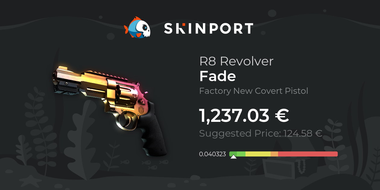 R8 Revolver | Fade (Factory New) - Counter-Strike 2 - Skinport