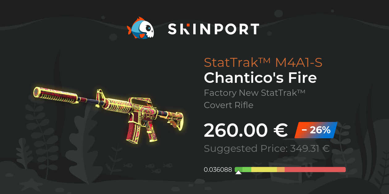 StatTrak™ M4A1-S | Chantico's Fire (Factory New) - Counter-Strike 2 ...