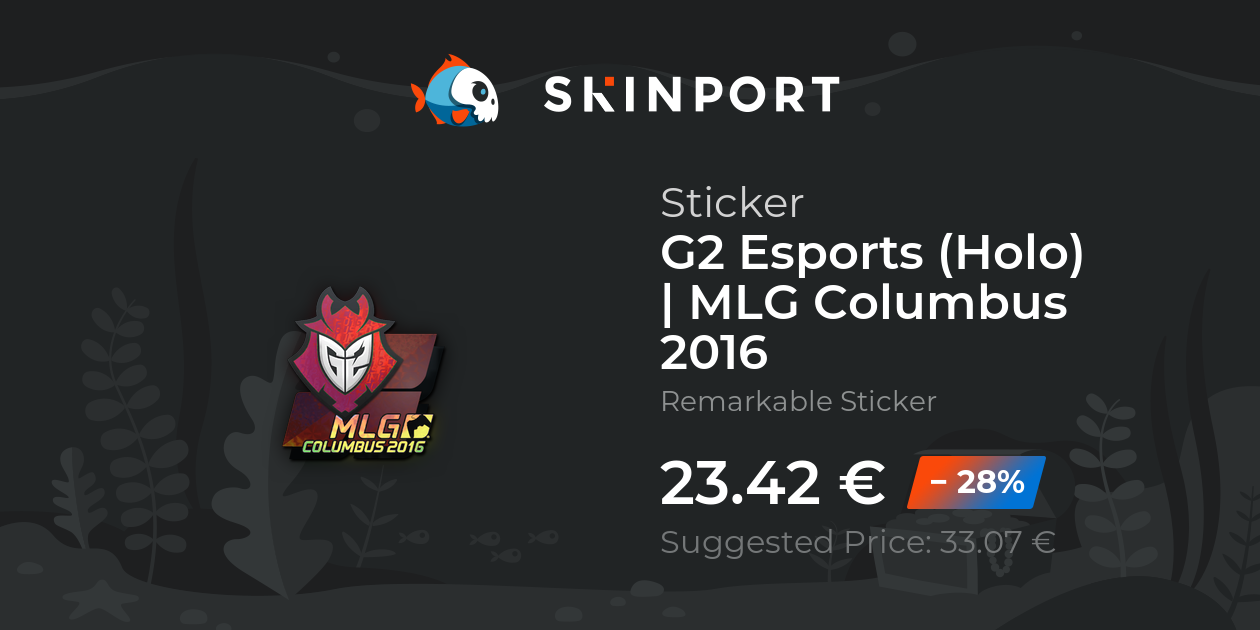 Sticker | G2 Esports (Holo) | MLG Columbus 2016 - Counter-Strike 2 ...
