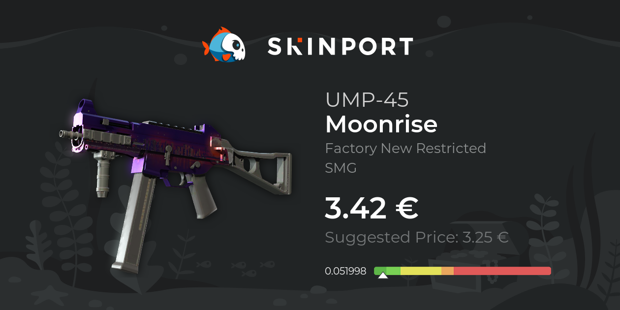 UMP-45 | Moonrise (Factory New) - Counter-Strike 2 - Skinport