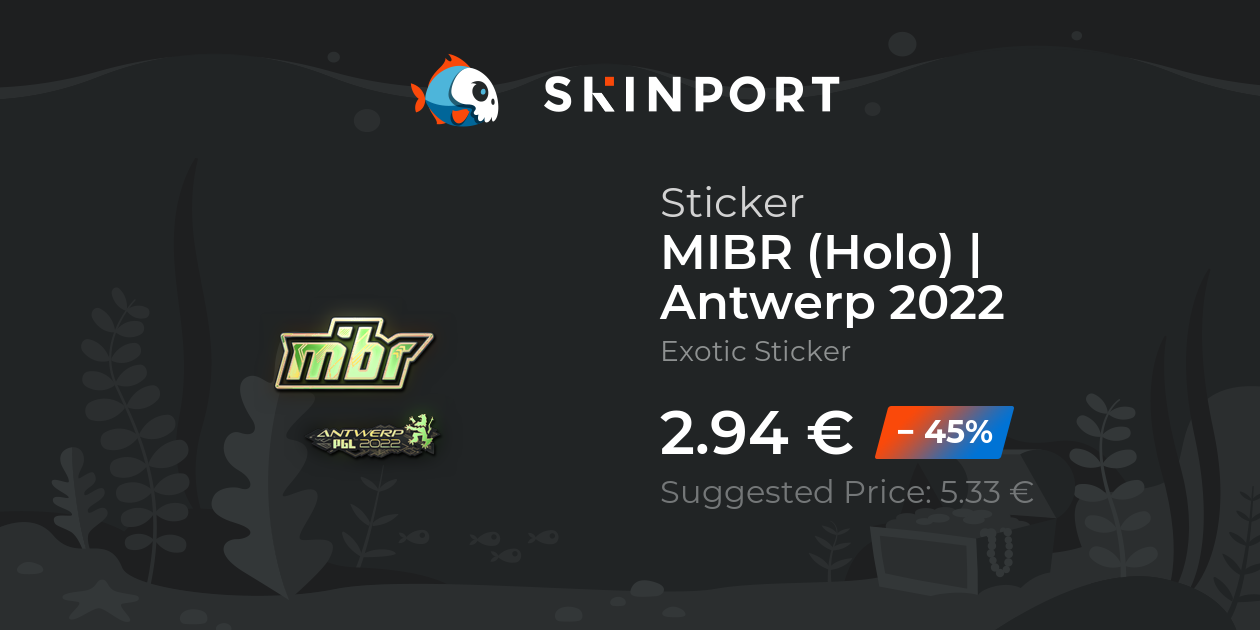 Sticker | MIBR (Holo) | Antwerp 2022 - Counter-Strike 2 - Skinport