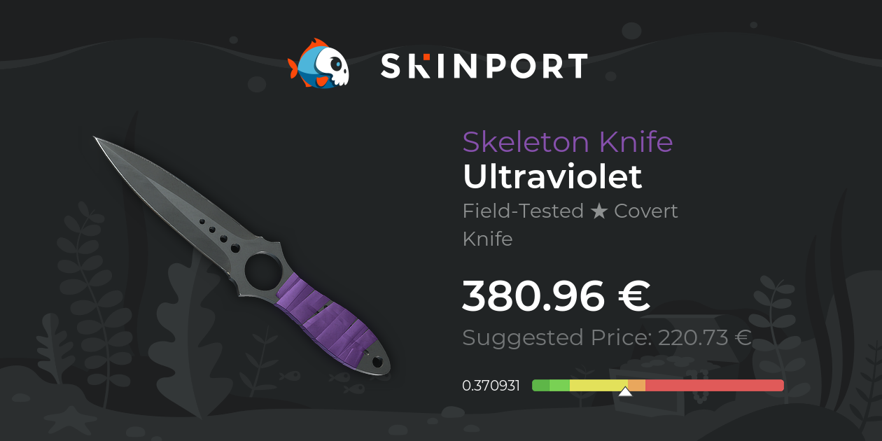 Skeleton Knife | Ultraviolet (Field-Tested) - Counter-Strike 2 - Skinport