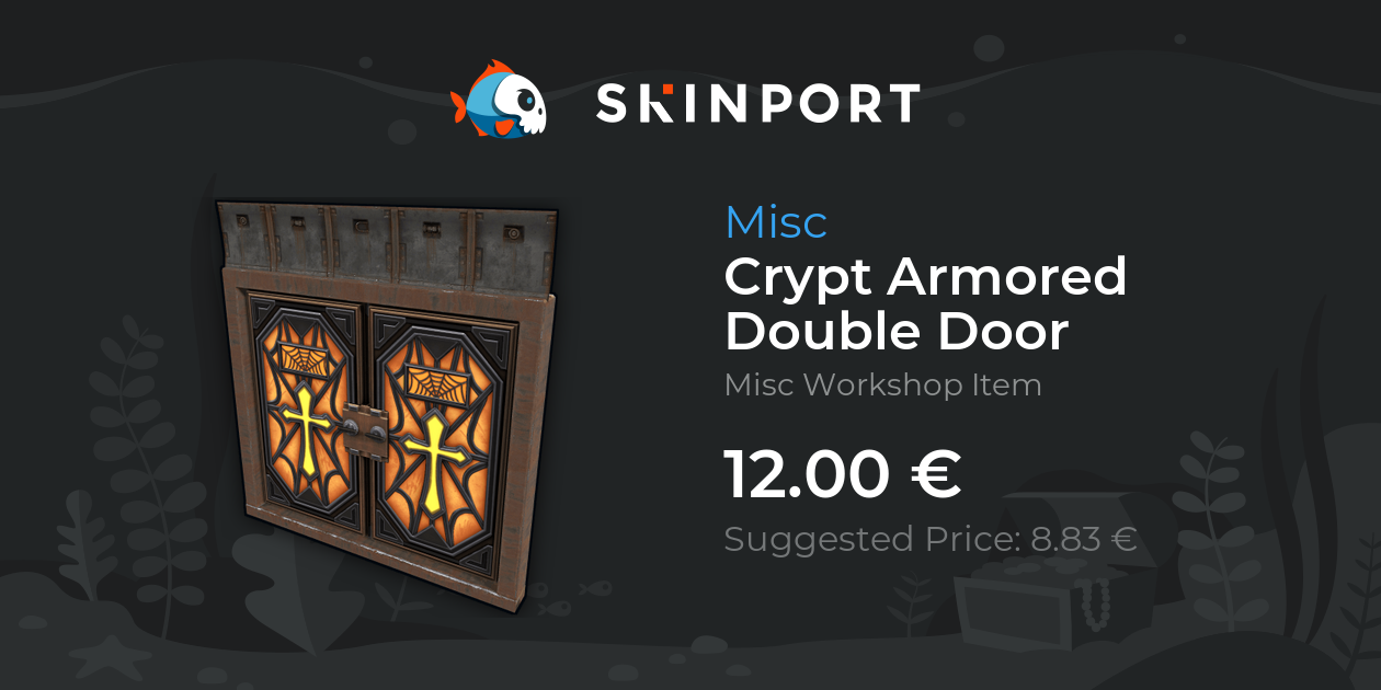 Crypt Armored Double Door - Rust - Skinport