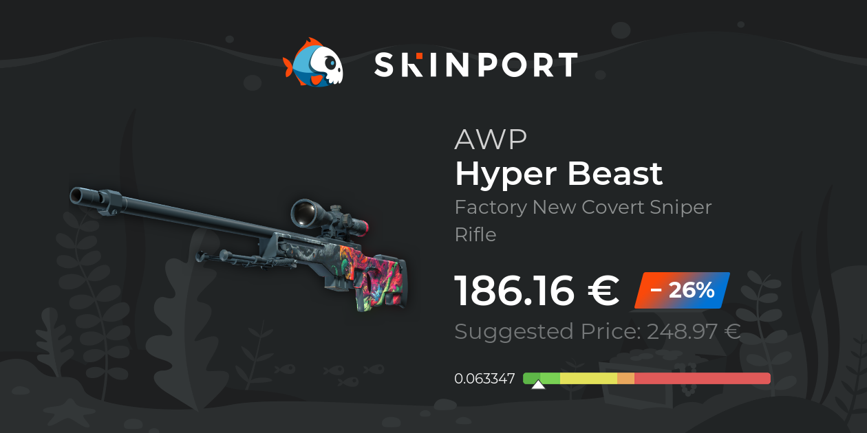 AWP | Hyper Beast (Factory New) - Counter-Strike 2 - Skinport