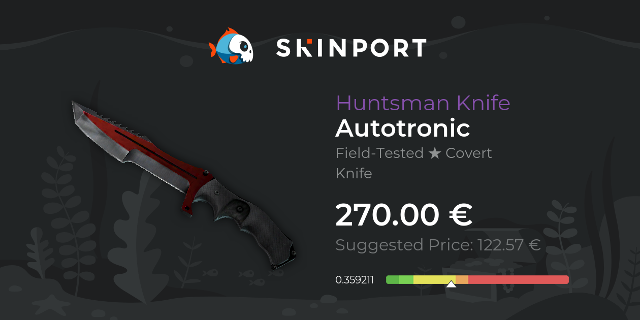 Huntsman Knife | Autotronic (Field-Tested) - CS2 - Skinport