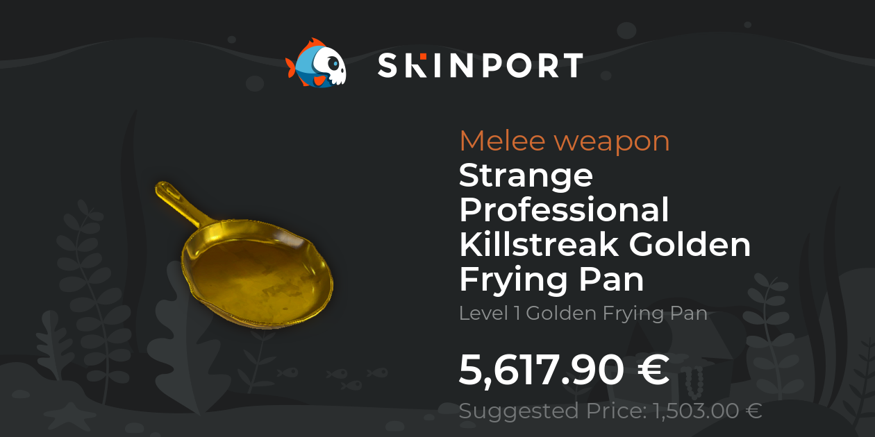 Strange Professional Killstreak Golden Frying Pan - Team Fortress 2 ...