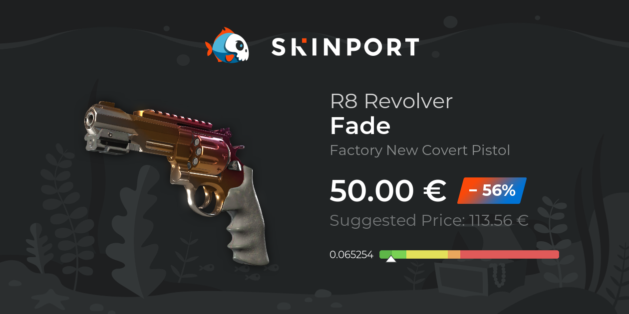 R8 Revolver | Fade (Factory New) - Counter-Strike 2 - Skinport