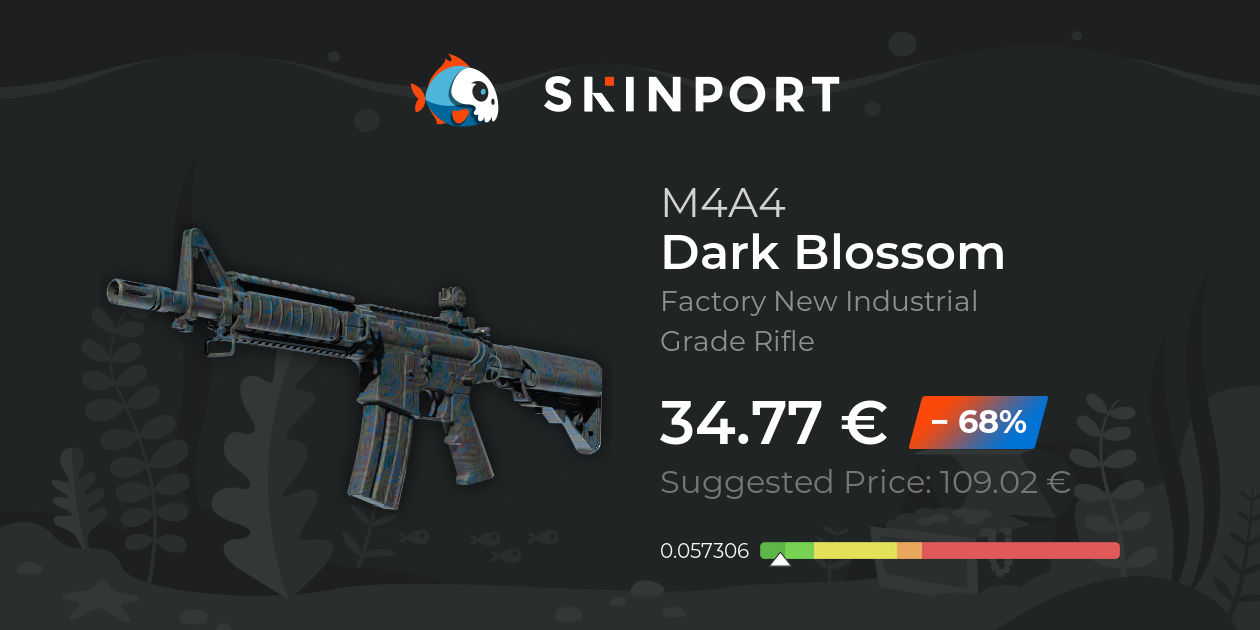 M4A4 | Dark Blossom (Factory New) - Counter-Strike 2 - Skinport
