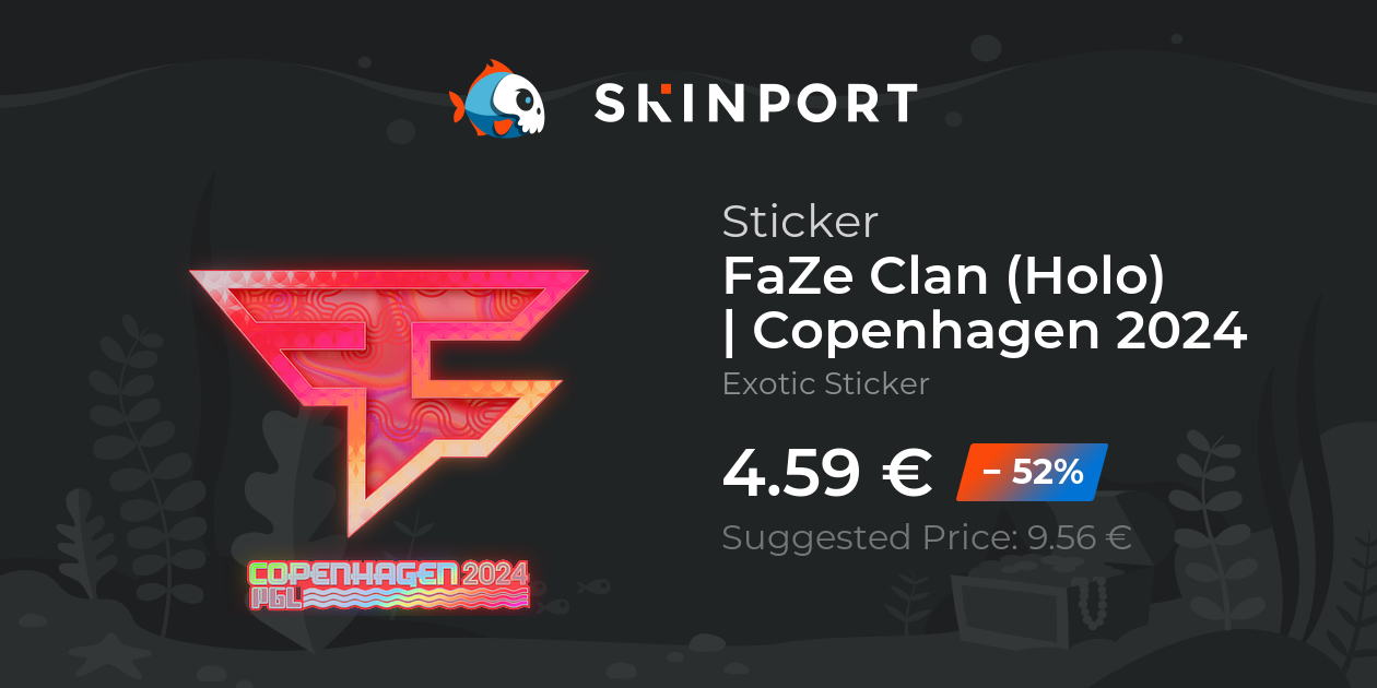 Sticker | FaZe Clan (Holo) | Copenhagen 2024 - Counter-Strike 2 - Skinport