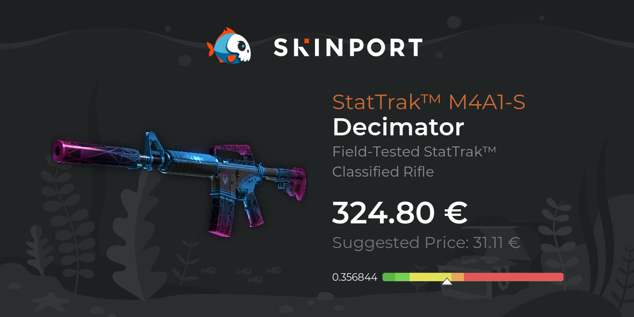 StatTrak™ M4A1-S | Decimator (Field-Tested) - Counter-Strike 2 - Skinport