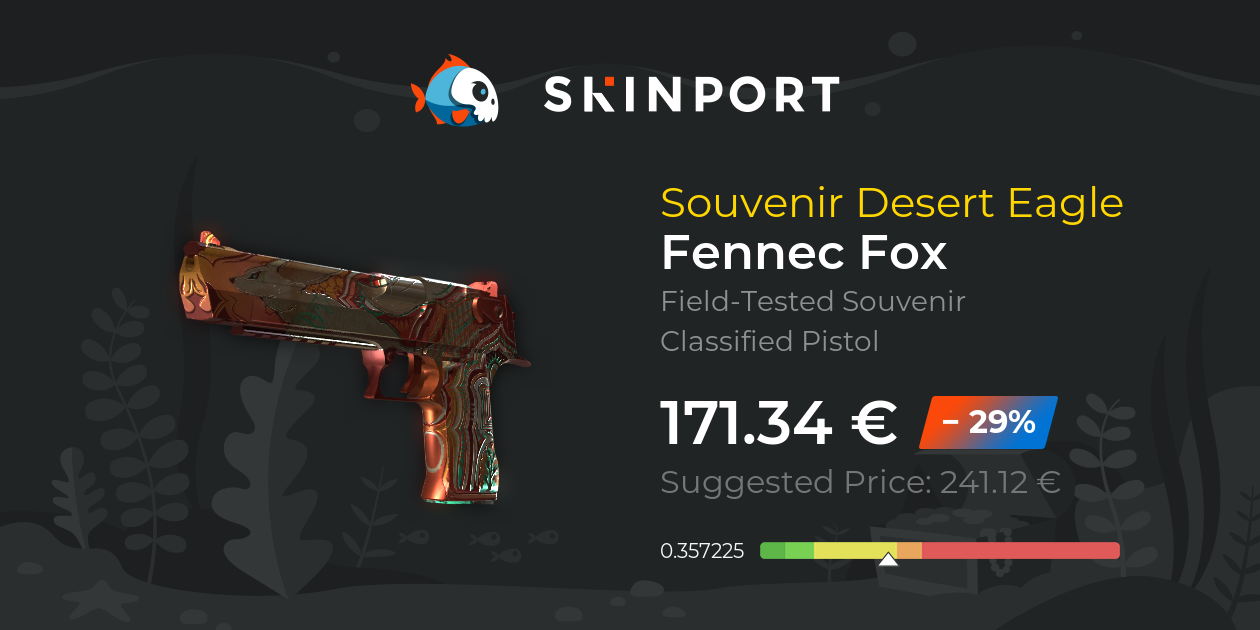 Souvenir Desert Eagle | Fennec Fox (Field-Tested) - Counter-Strike 2 ...