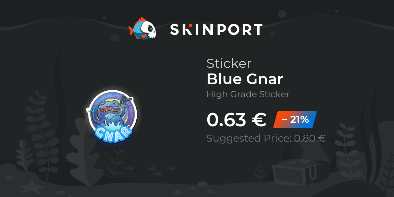 Sticker | Blue Gnar - Counter-Strike 2 - Skinport