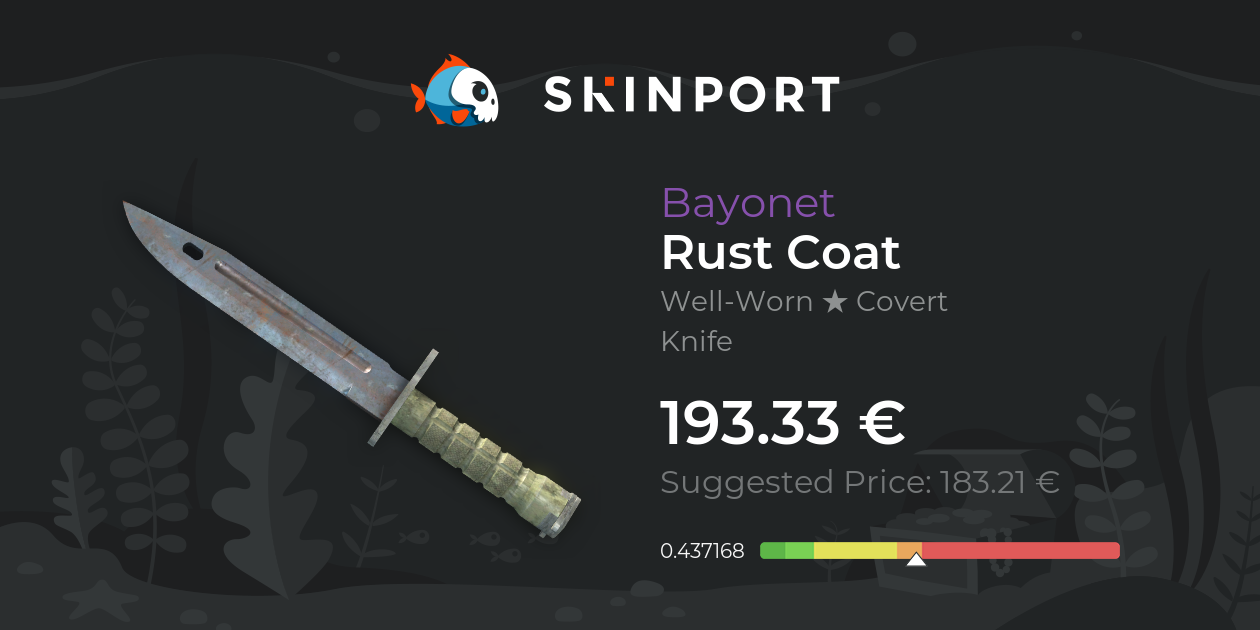 Bayonet | Rust Coat (Well-Worn) - Counter-Strike 2 - Skinport