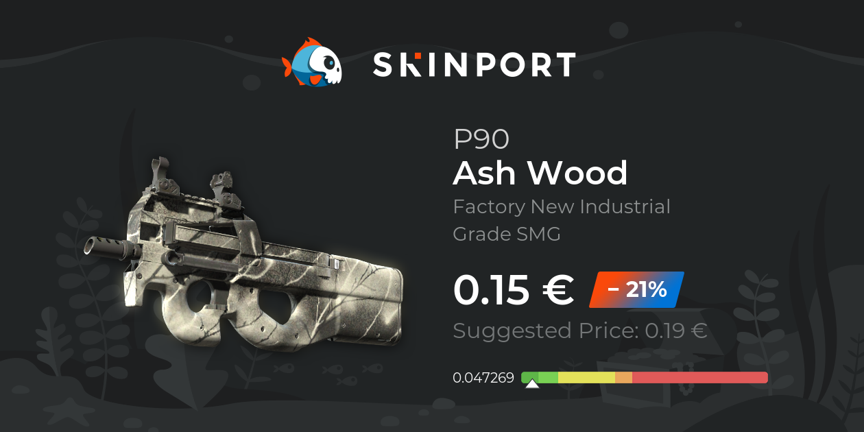 P90 | Ash Wood (Factory New) - Counter-Strike 2 - Skinport