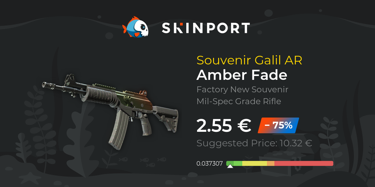 Souvenir Galil AR | Amber Fade (Factory New) - Counter-Strike 2 - Skinport
