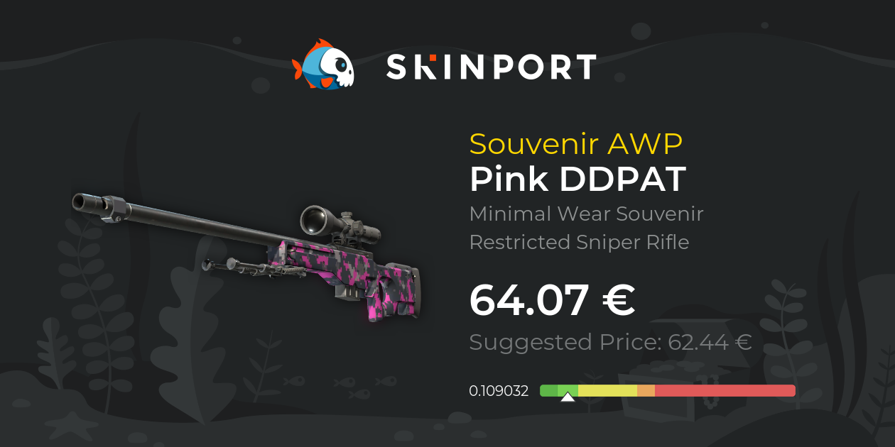 Souvenir AWP | Pink DDPAT (Minimal Wear) - Counter-Strike 2 - Skinport