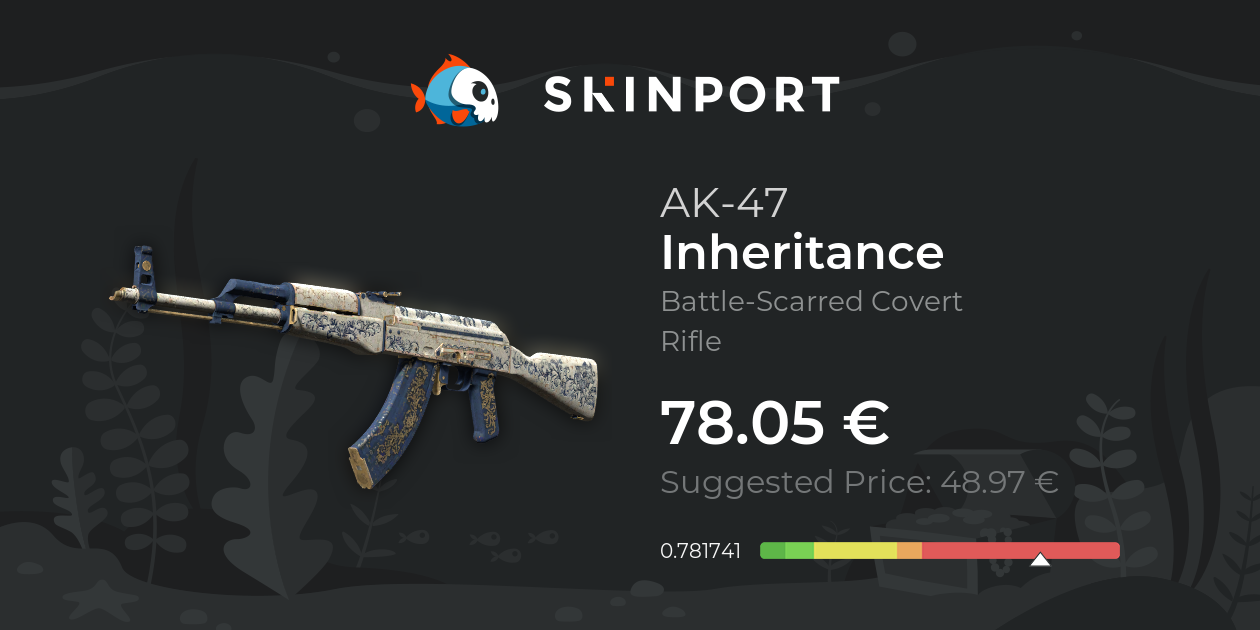 AK-47 | Inheritance (Battle-Scarred) - Counter-Strike 2 - Skinport