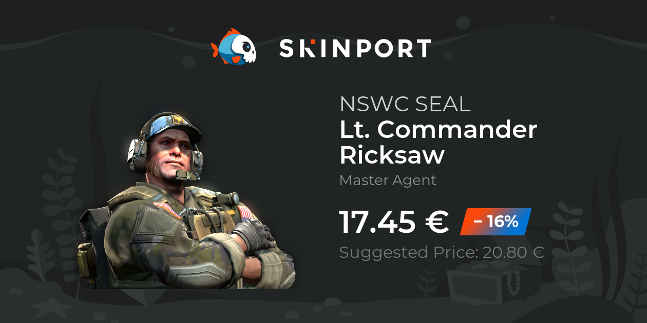 Lt. Commander Ricksaw | NSWC SEAL - Counter-Strike 2 - Skinport