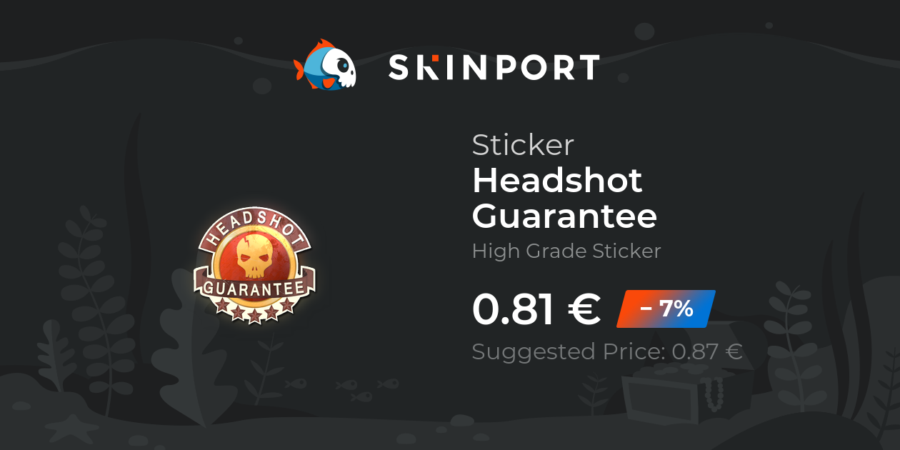 Sticker | Headshot Guarantee - Counter-Strike 2 - Skinport