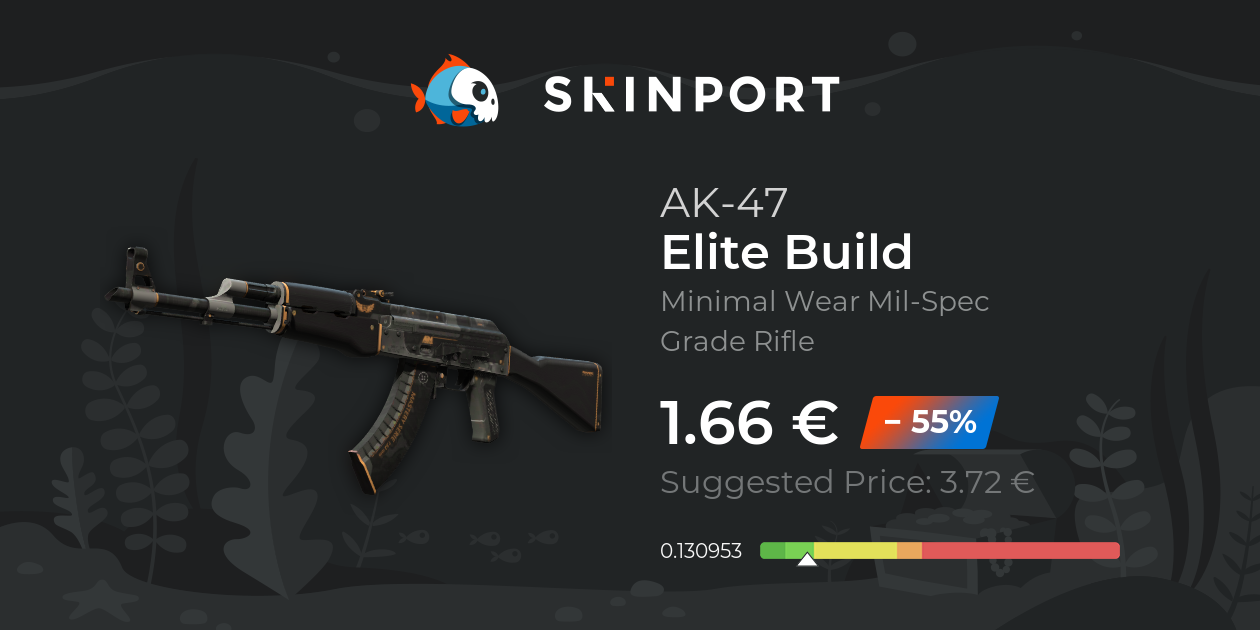 AK-47 | Elite Build (Minimal Wear) - Counter-Strike 2 - Skinport