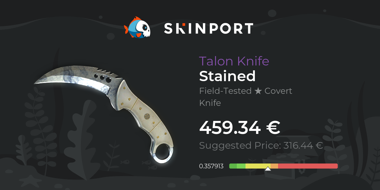 Talon Knife | Stained (Field-Tested) - Counter-Strike 2 - Skinport