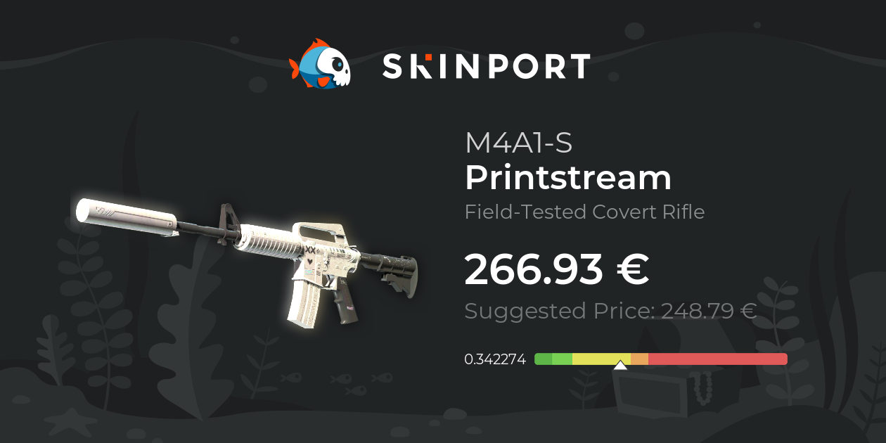 M4A1-S | Printstream (Field-Tested) - Counter-Strike 2 - Skinport