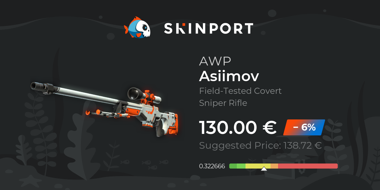 AWP | Asiimov (Field-Tested) - Counter-Strike 2 - Skinport
