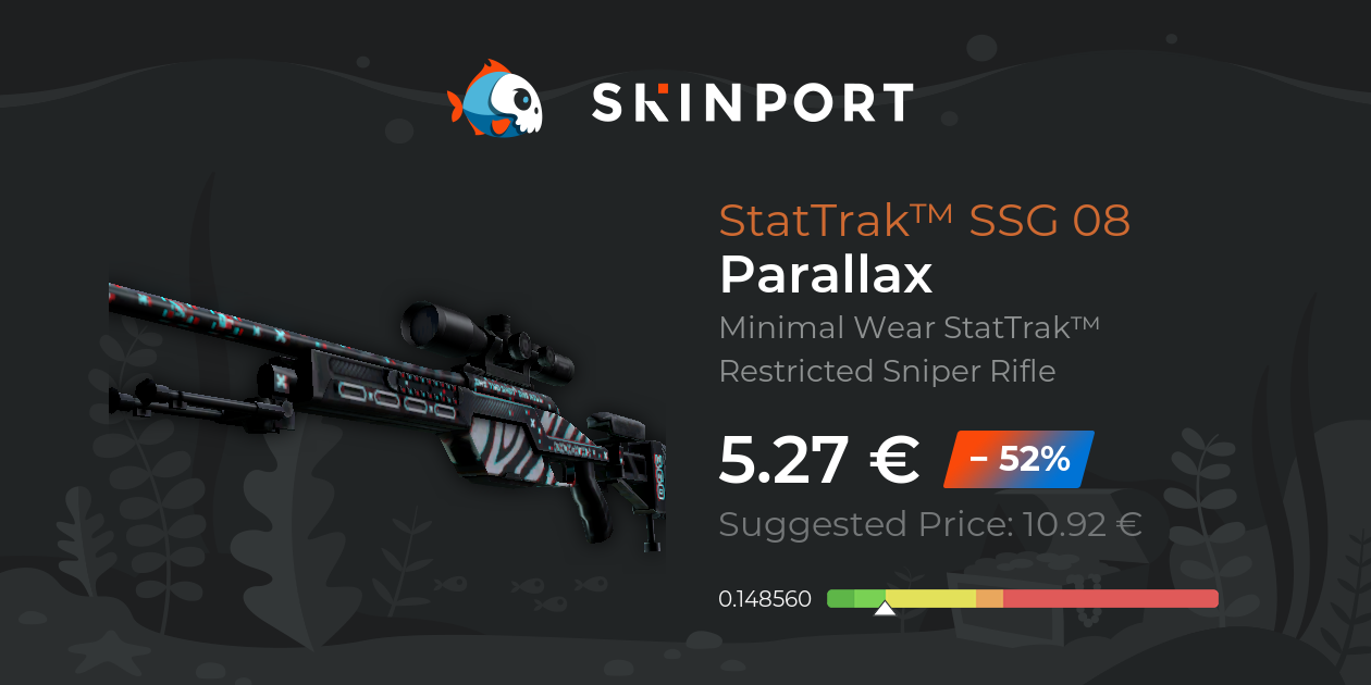 StatTrak™ SSG 08 | Parallax (Minimal Wear) - Counter-Strike 2 - Skinport