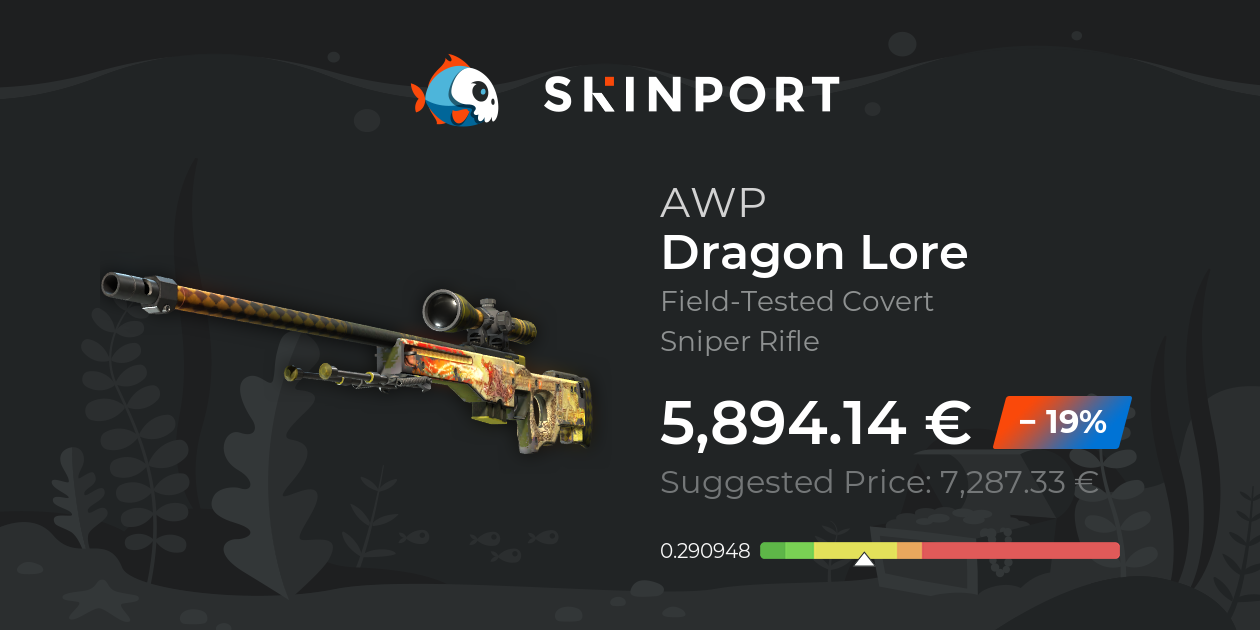AWP | Dragon Lore (Field-Tested) - Counter-Strike 2 - Skinport