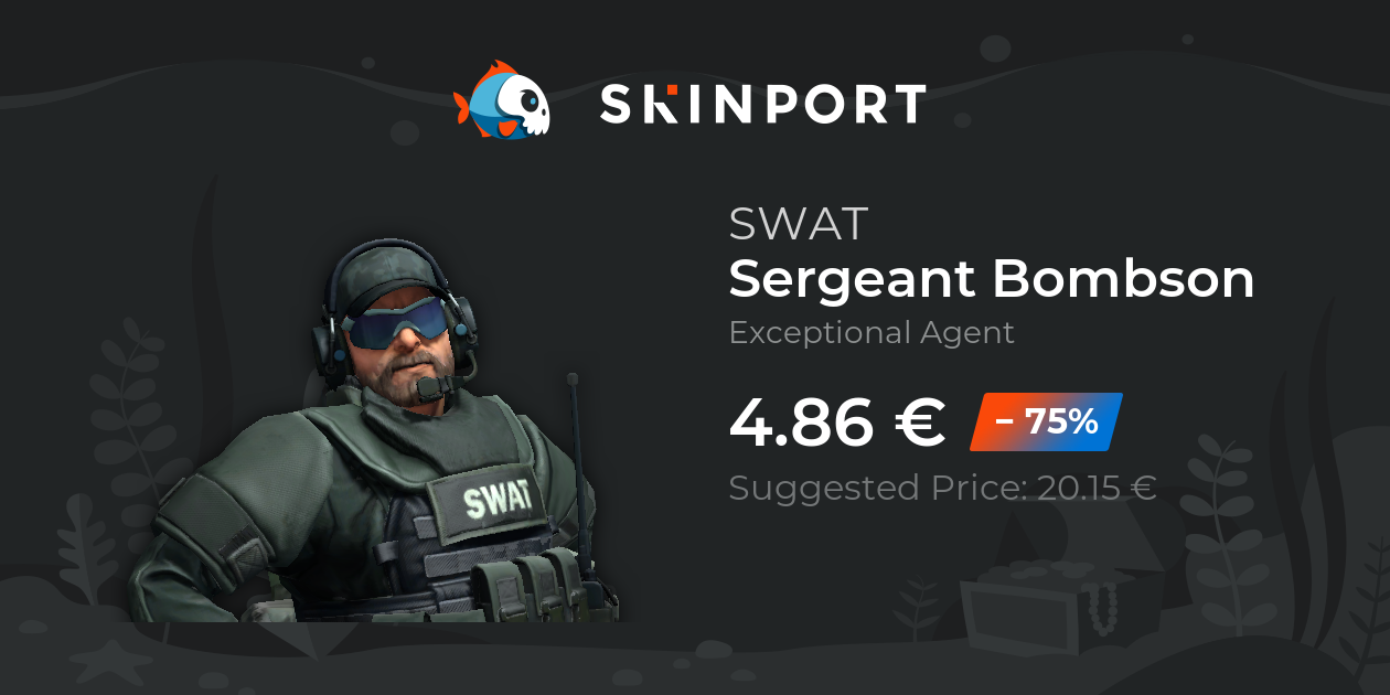 Sergeant Bombson | SWAT - CS2 - Skinport