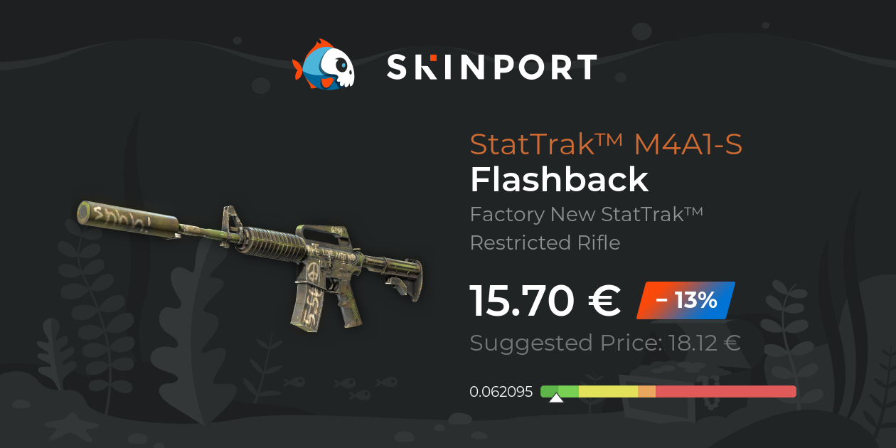 StatTrak™ M4A1-S | Flashback (Fabriksny) - Counter-Strike 2 - Skinport