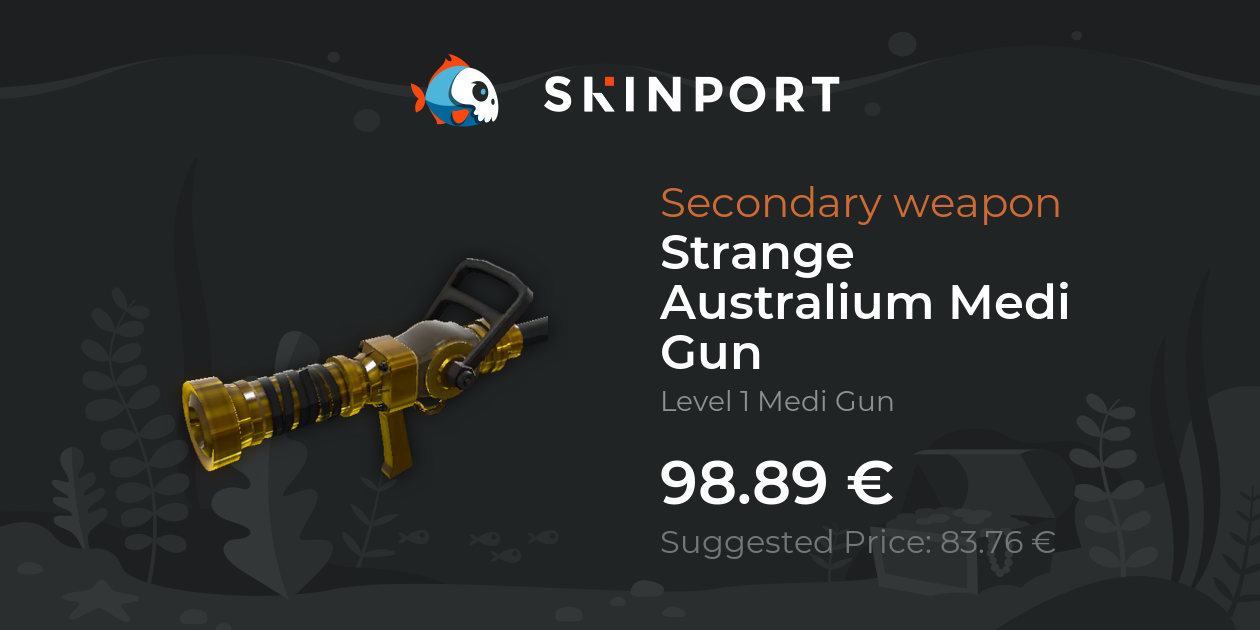 Strange Australium Medi Gun - Team Fortress 2 - Skinport